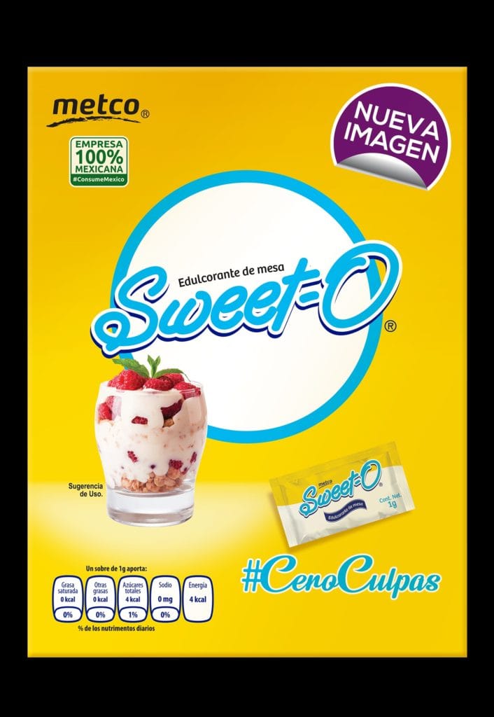 Metco® lanza nueva imagen y presentaciones de Sweet-0®